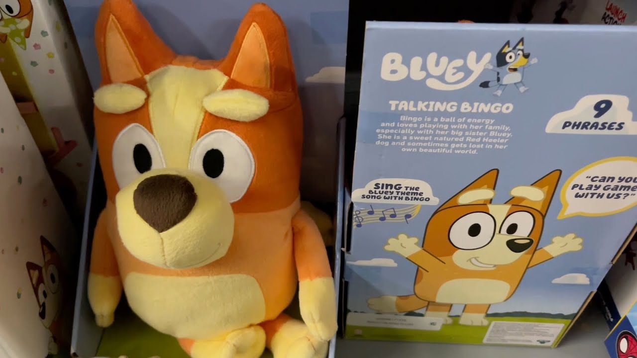 Bluey! Hear Bingo Talk! The Most Bluey Merch Ever! - YouTube