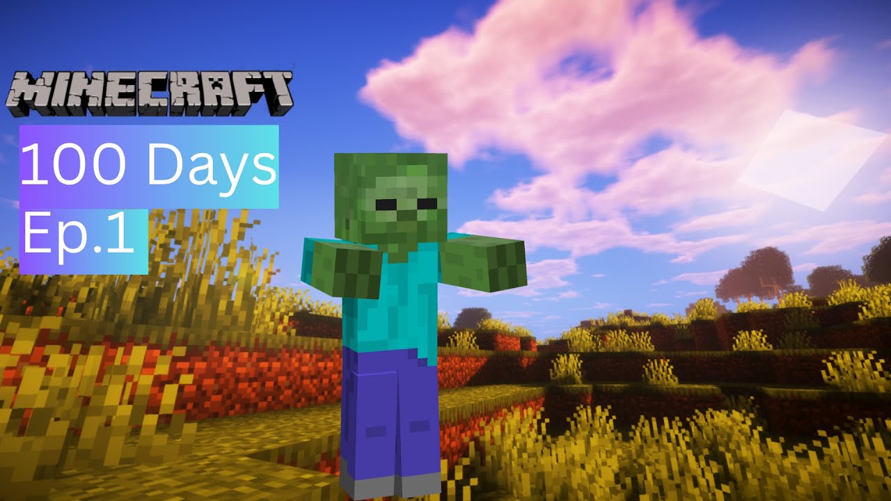 Minecraft 100 Days [Ep.1] - YouTube