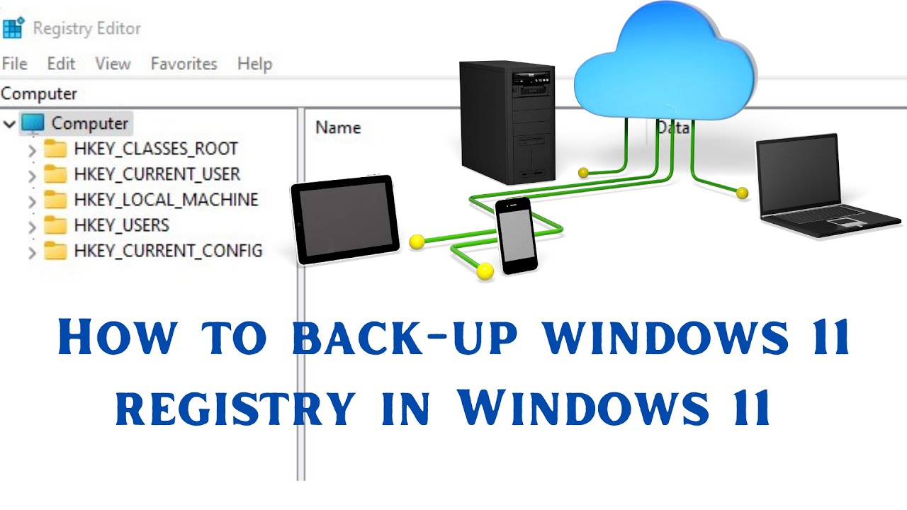 How to back-up windows 11 registry in Windows 11 | Back-up Windows ...