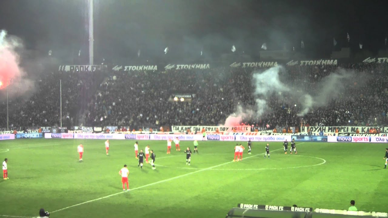 παοκ-ολυμπιακος 2-1 - YouTube