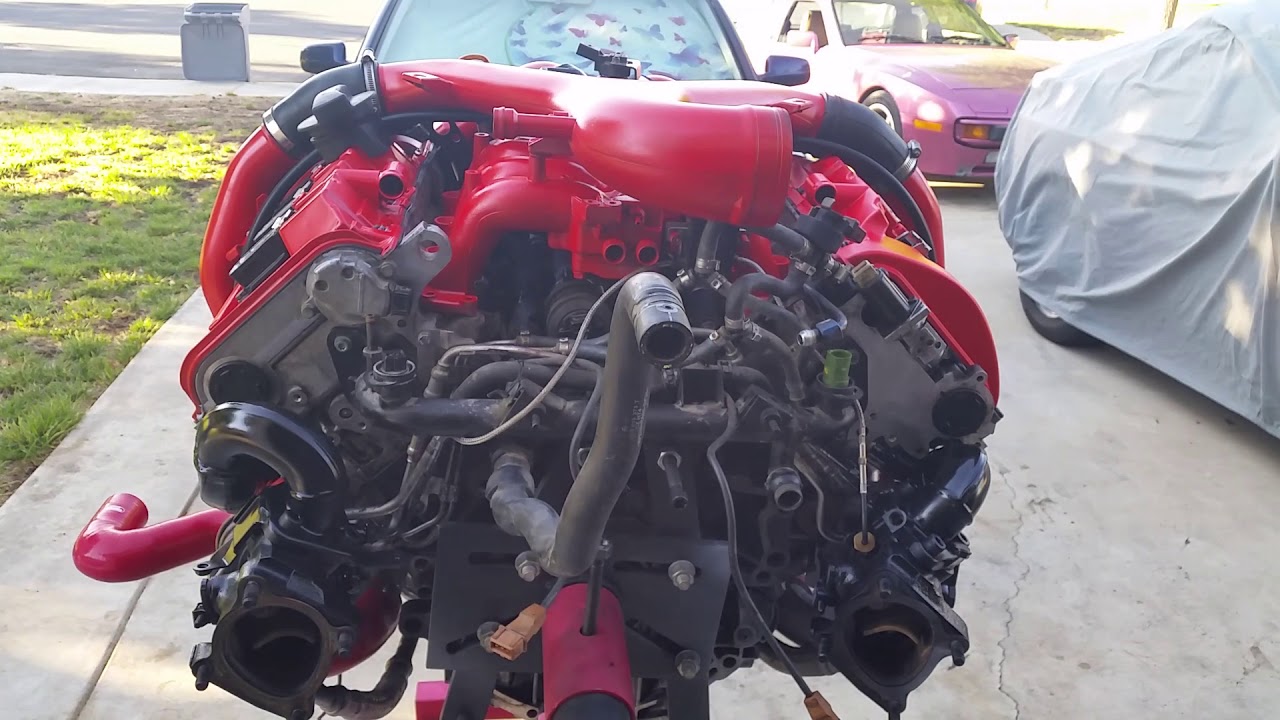 Audi 2.7 Turbo engine walke around. - YouTube