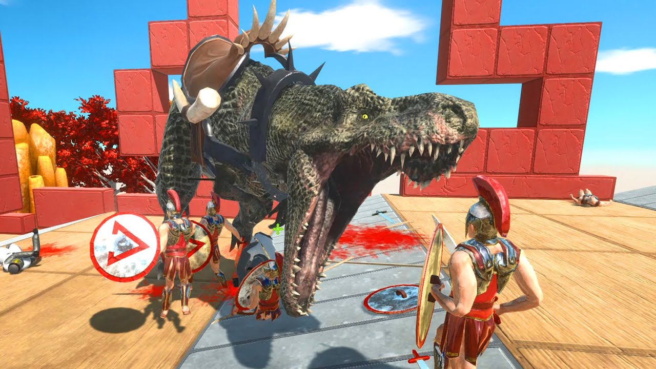 Can Humans Defeat Giant Dinosaurs? - YouTube