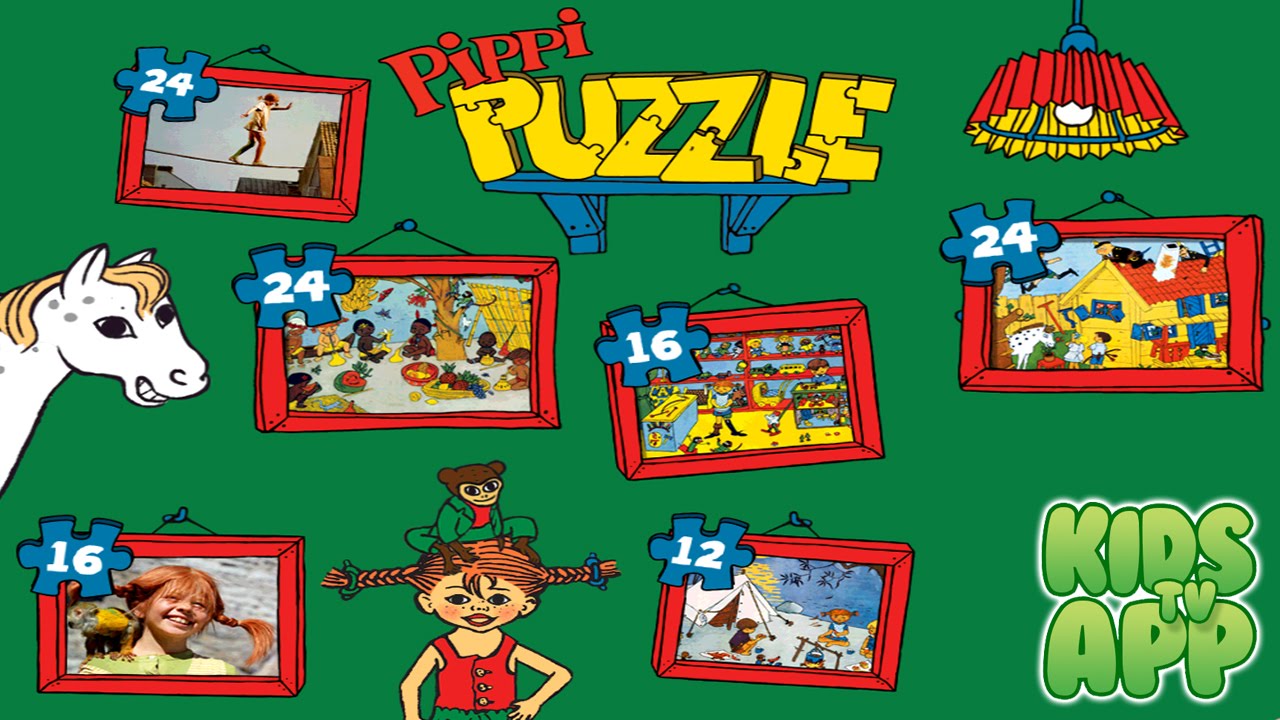 Pippi Puzzle (Filimundus AB) - Best App For Kids - YouTube