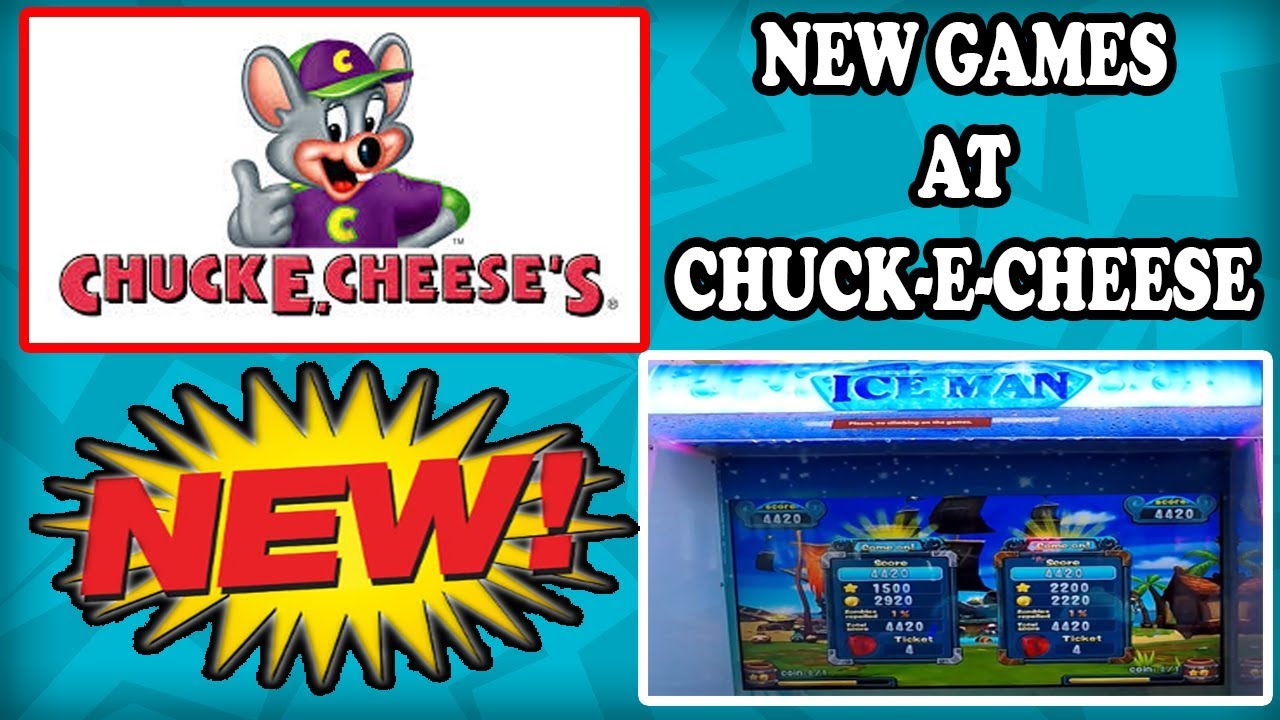 NEW arcade games at Chuck E Cheese! WOW! They have a claw machine ...