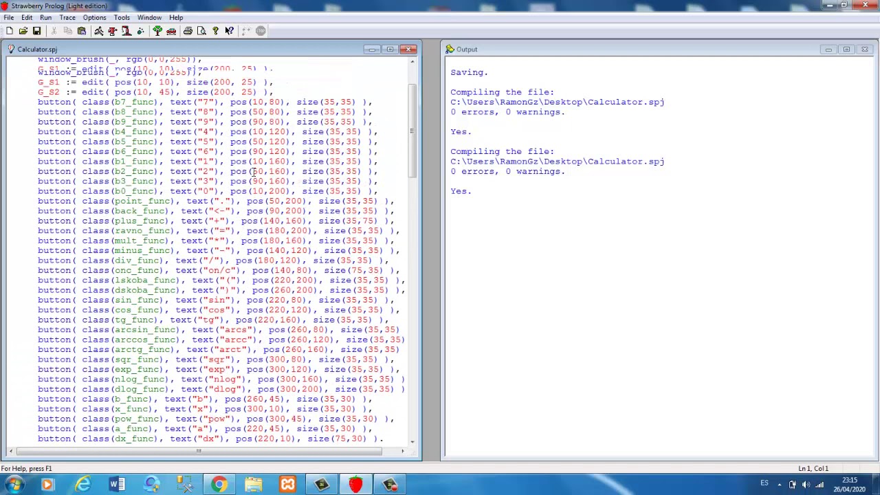 Calculadora Gráfica en Prolog - YouTube