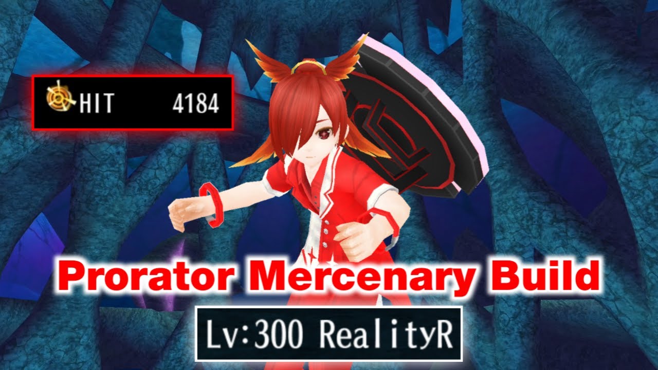 4184 Hit Rate Prorator Mercenary Build Level 300 - Toram Online - YouTube