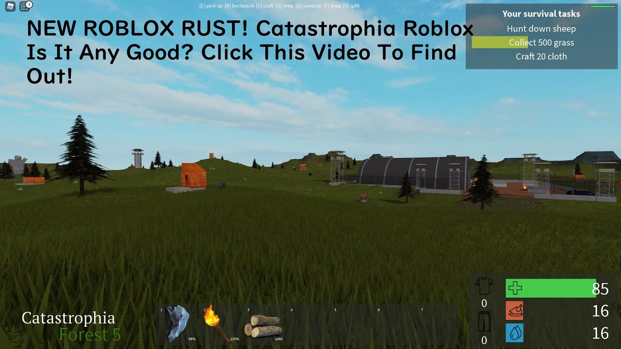 Catastrophia Roblox *NEW ROBLOX RUST* Is It Any Good? Find Out Here ...