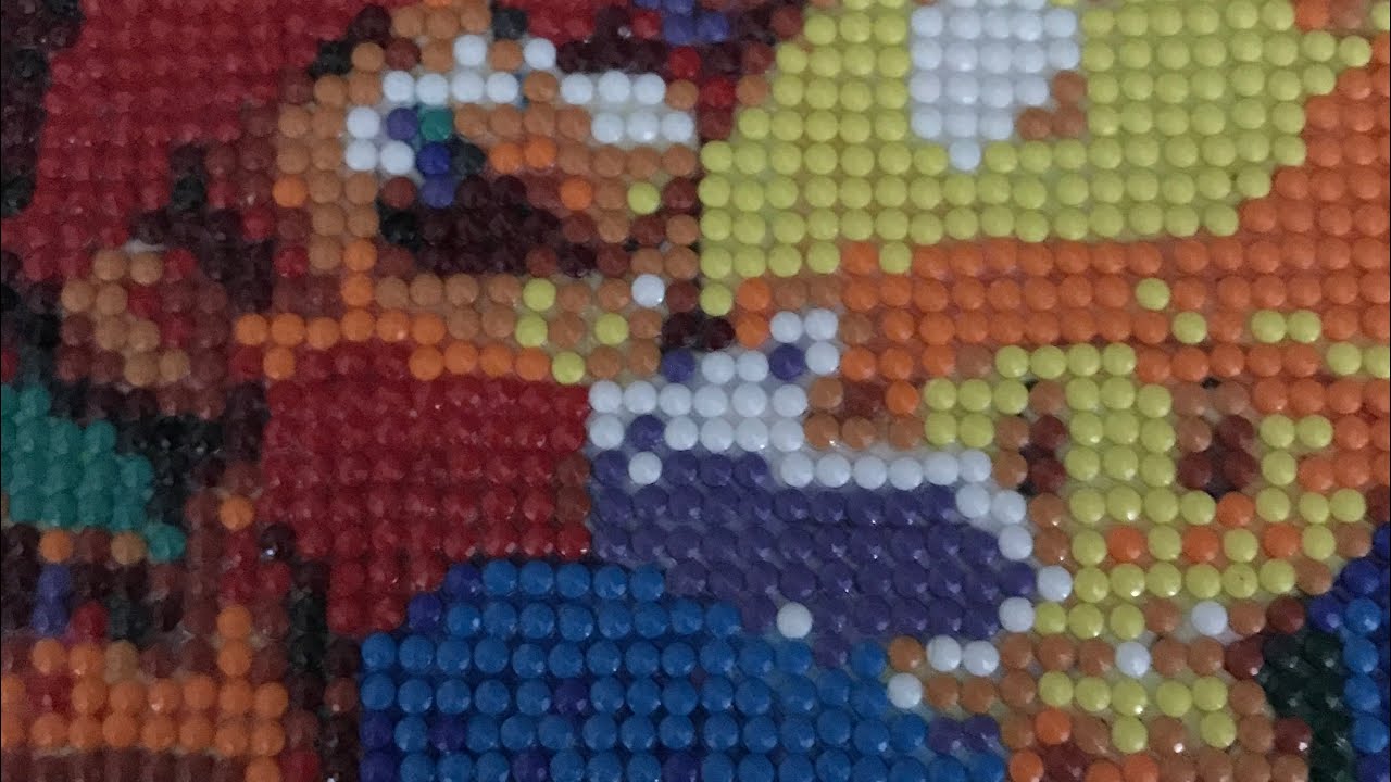 Super Mario Diamond Painting Full Painting Process Relaxing - YouTube