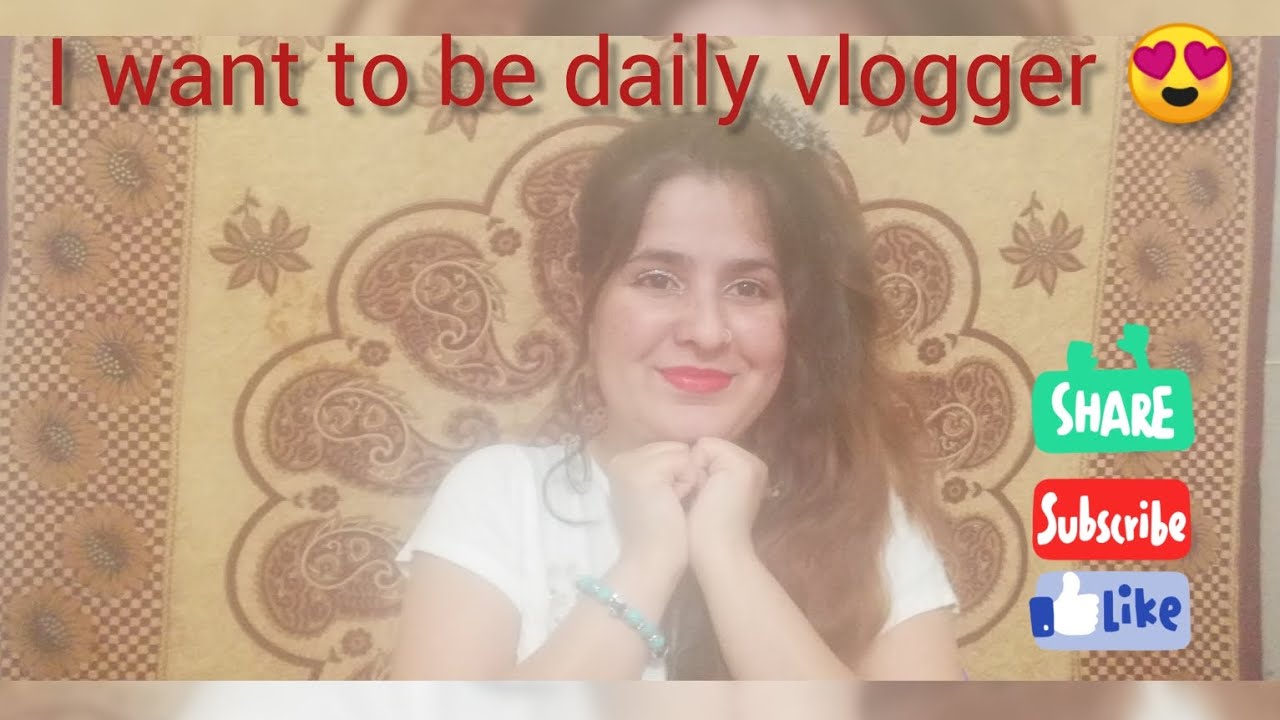 I want to be daily vlogger😍 my next dream #youtube #youtuber #vlog # ...