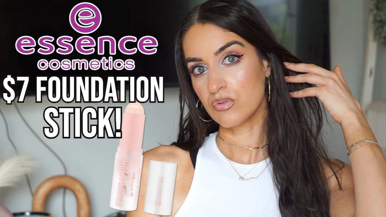 *NEW* ESSENCE COSMETICS FOUNDATION STICK | DRUGSTORE MAKEUP FINDS - YouTube