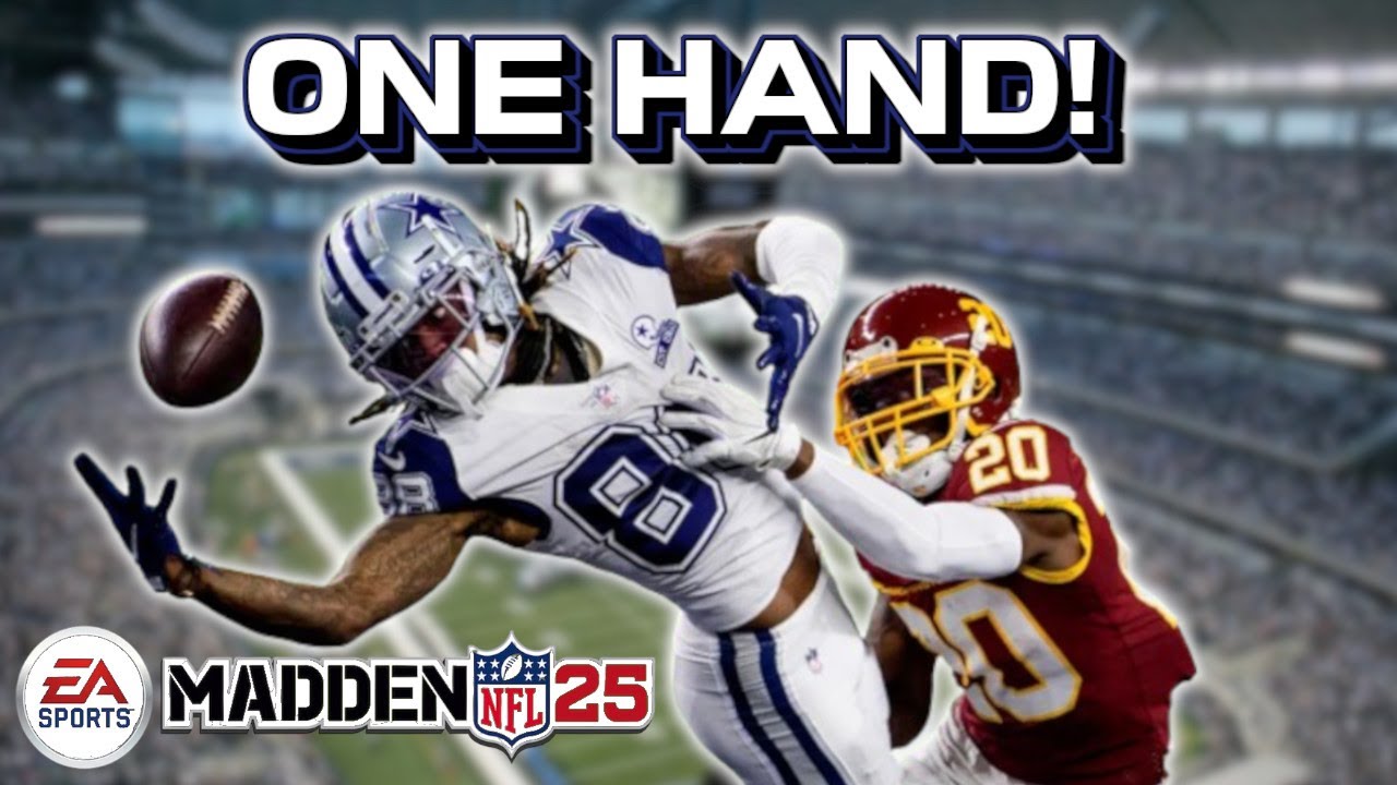 HOW TO 1 HAND CATCH IN MADDEN 25! - YouTube
