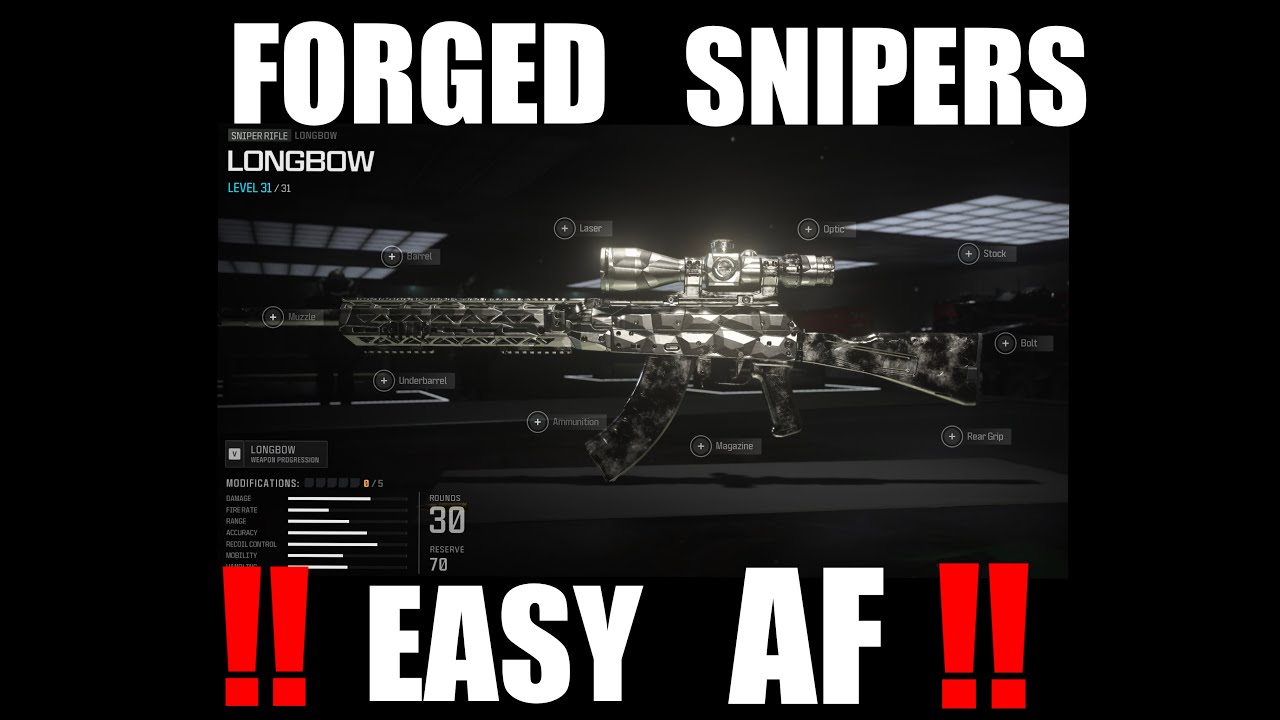 HOW TO GET FORGED SNIPERS (EASY) | MODERN WARFARE 3 #mw3 # ...