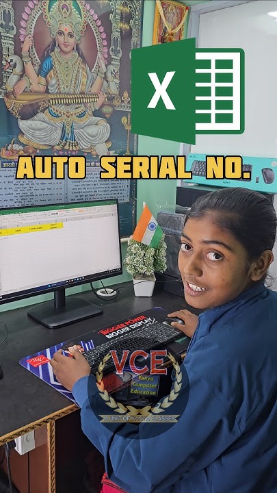 Excel Serial Number Trick Excel Exceltips Exceltech Computer Shorts Teaching Education