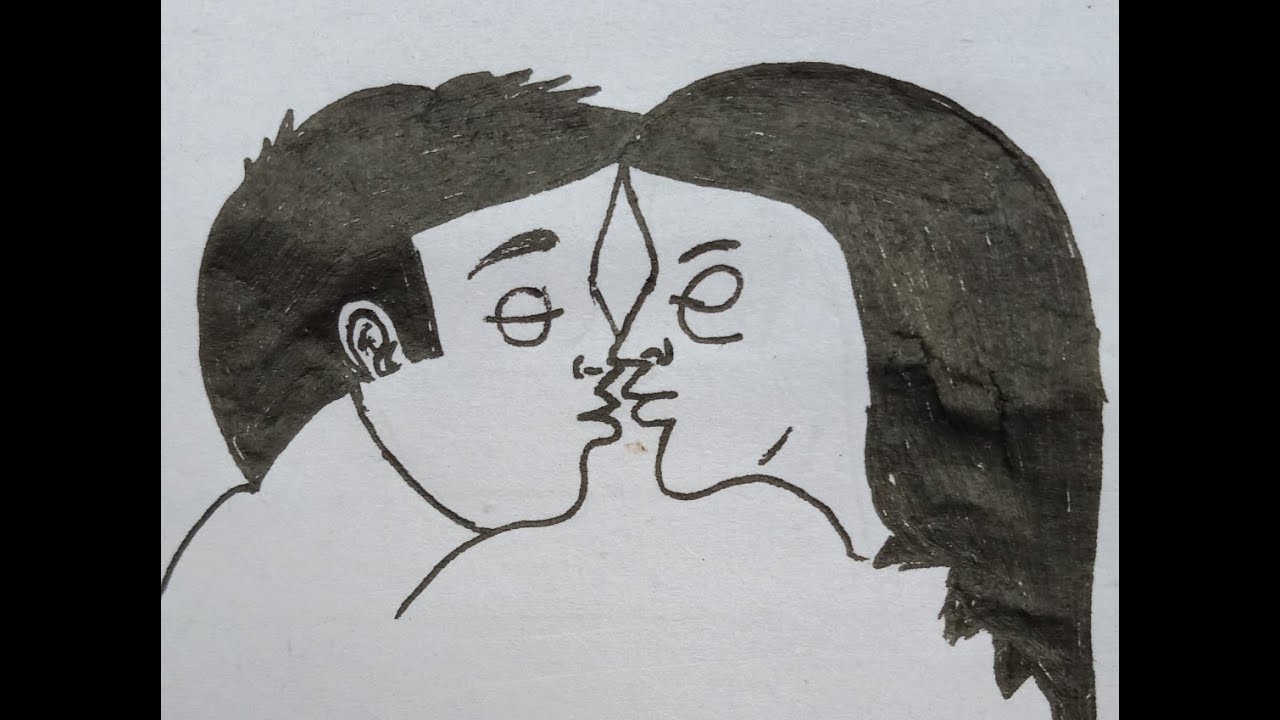 Easy Way - How to Draw Man And Woman || Word Love - Drawing For Kids ...