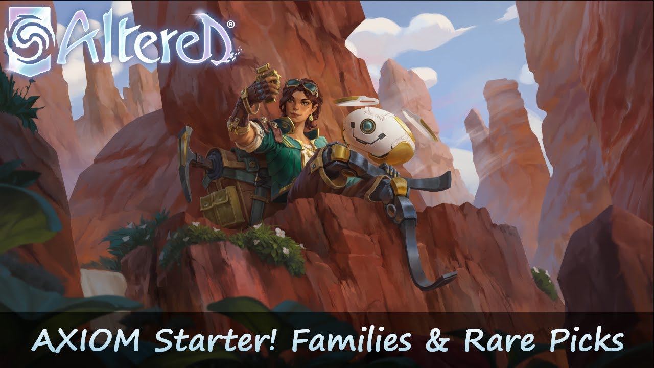 Altered TCG - Axiom starter families and rare picks! - YouTube