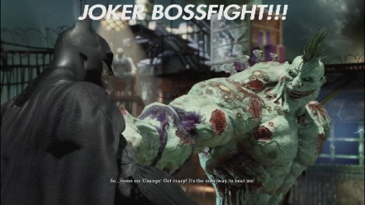 Arkham Asylum Ending scene and Joker Boss Fight - YouTube