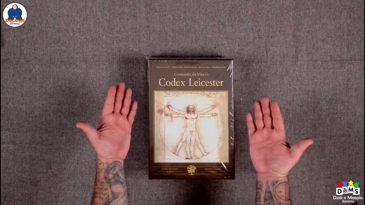 UNBOXING LEONARDO DA VINCI's: Codex Leicester - Board Game - #indabox #EssenSpiel23 - YouTube