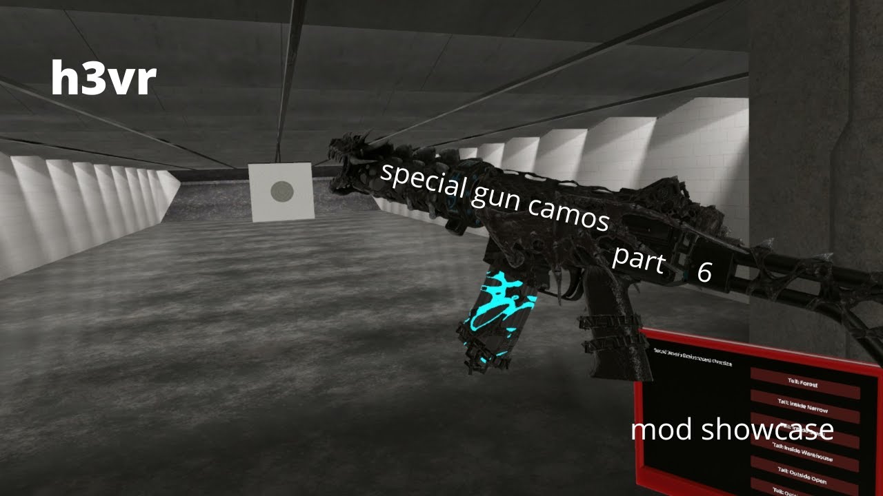 h3vr special gun camos part 6 mod showcase [Read Description] - YouTube