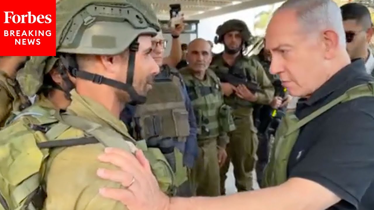 JUST IN: Israeli PM Benjamin Netanyahu Meets With Front Line Soldiers ...