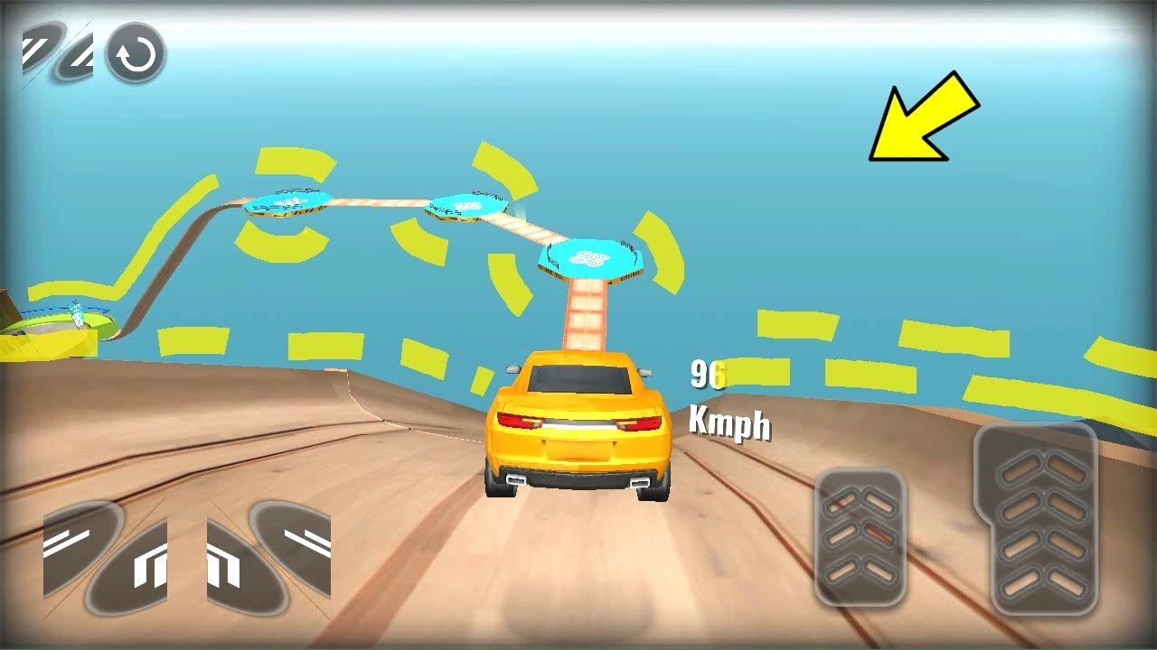 High Car Jumps and stunts Game #Android gameplay #1 - YouTube