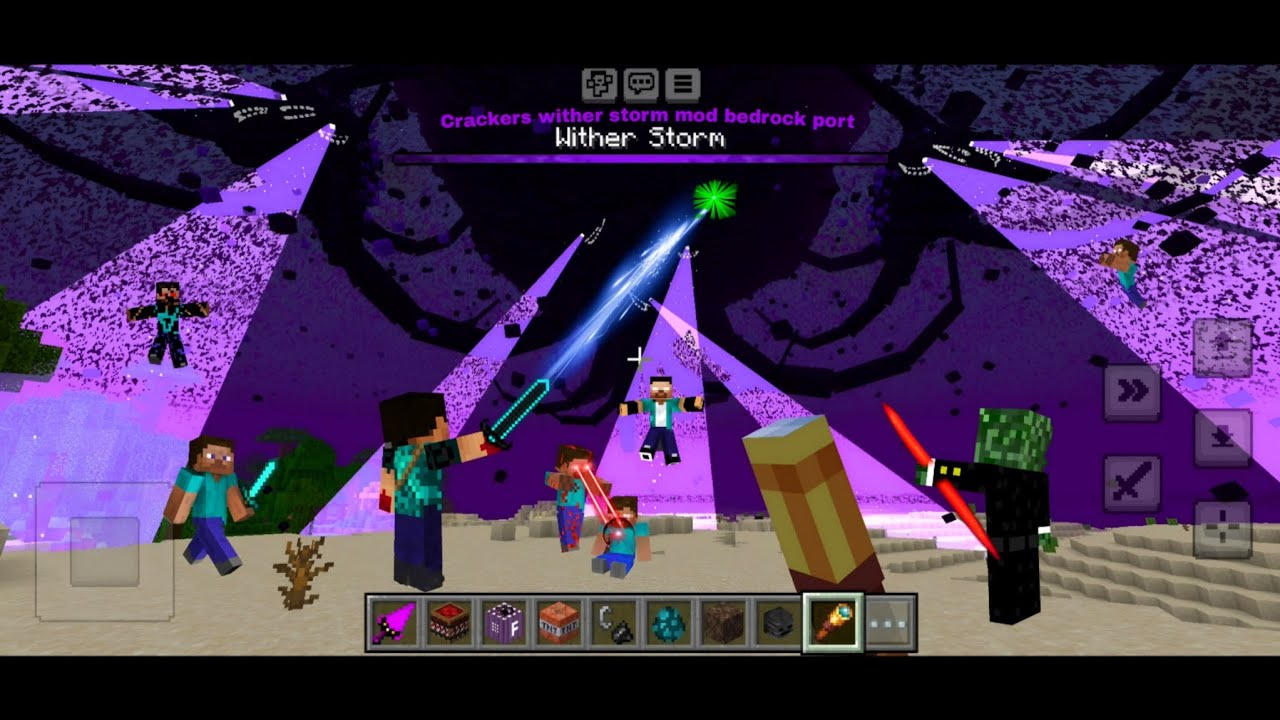 Minecraft Wither Storm Boss Battle - Can We Survive? - YouTube