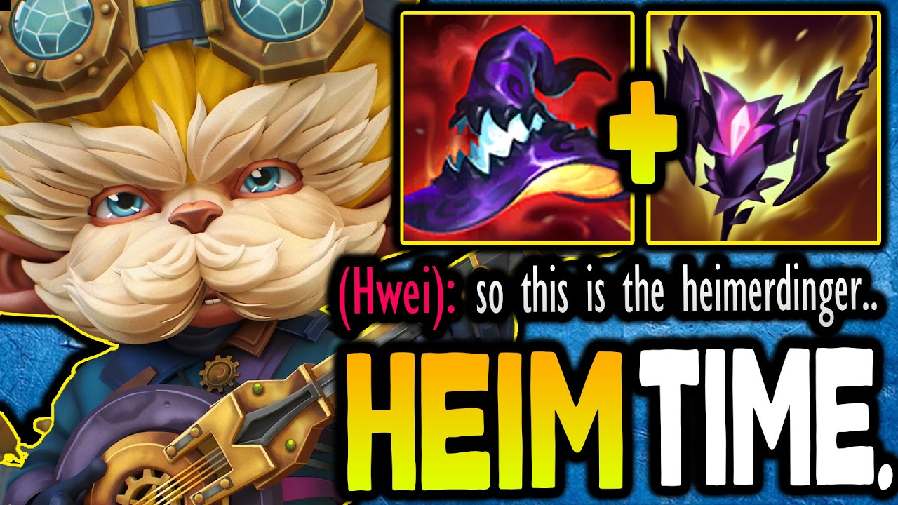 HEIMERDINGER PAINTS HWEI WITH HIS BIG FAT GIGA TURRETS (DEATHCAP RUSH ...