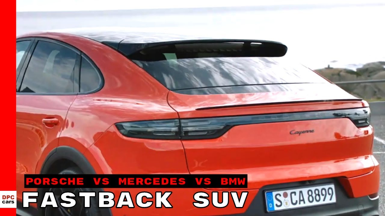 Fastback SUV 2020 Mercedes GLE Coupe vs Porsche Cayenne Coupe vs BMW X6 ...