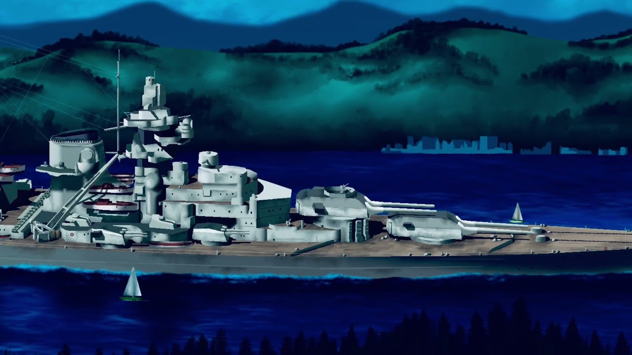 Let’s draw the Majestic Battleship Bismarck - YouTube