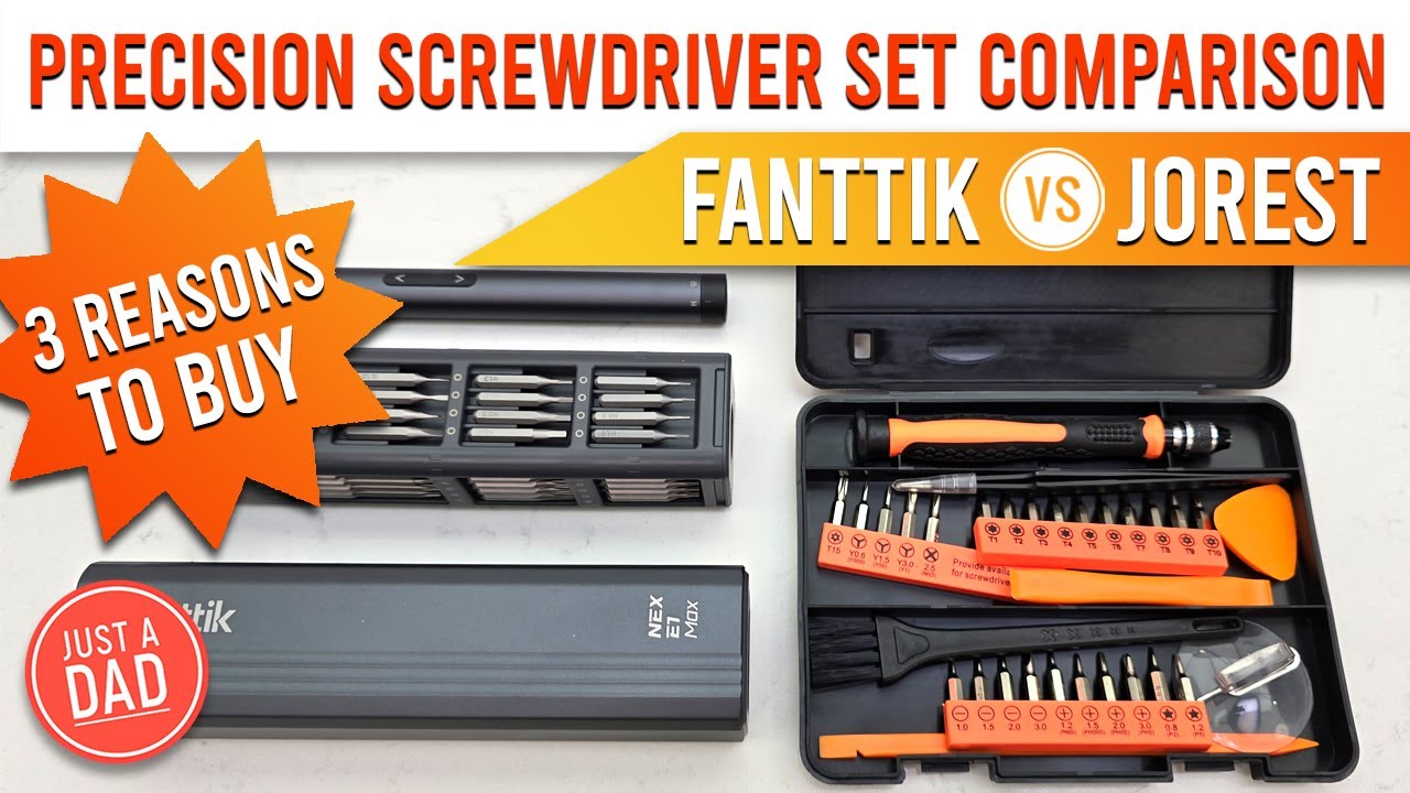 Fanttik vs Jorest Precision Screwdriver Set COMPARISON - YouTube