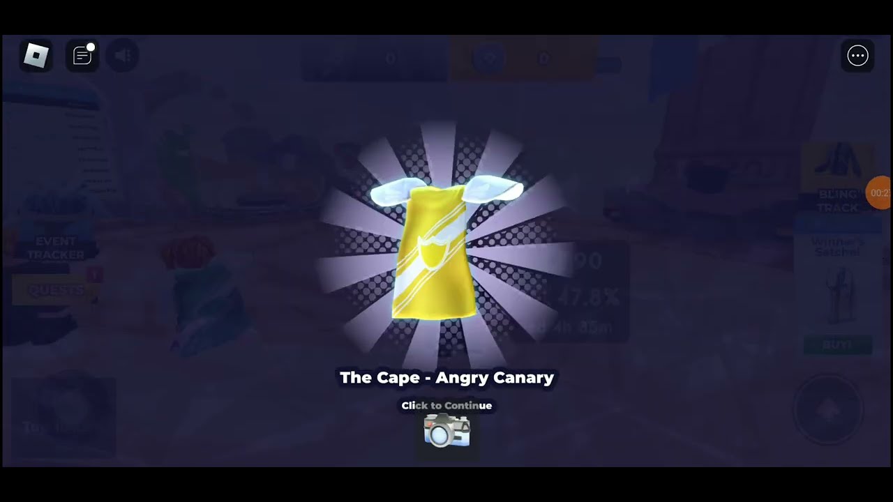 How to get free the cape - angry canary - YouTube