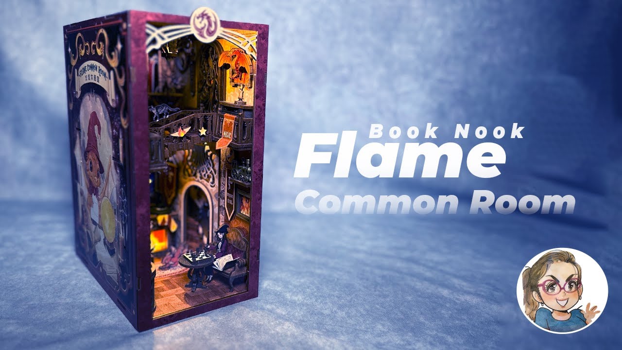 Crafting the Flame Common Room: A Mesmerizing Book Nook by Cutebee ...