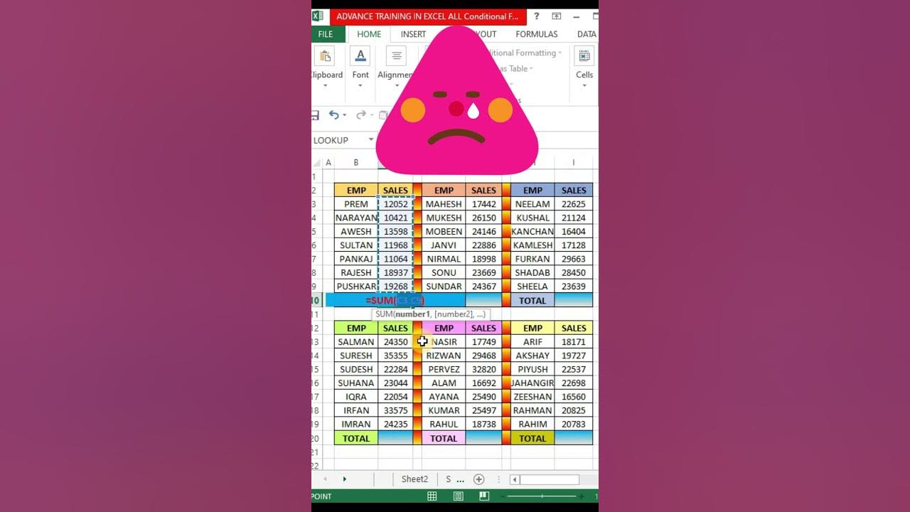 Excel Sum Magic Short 👍🔥🔥🔥🔥👍 Shortvideo Shorts Ytshortsindiaexce Youtube