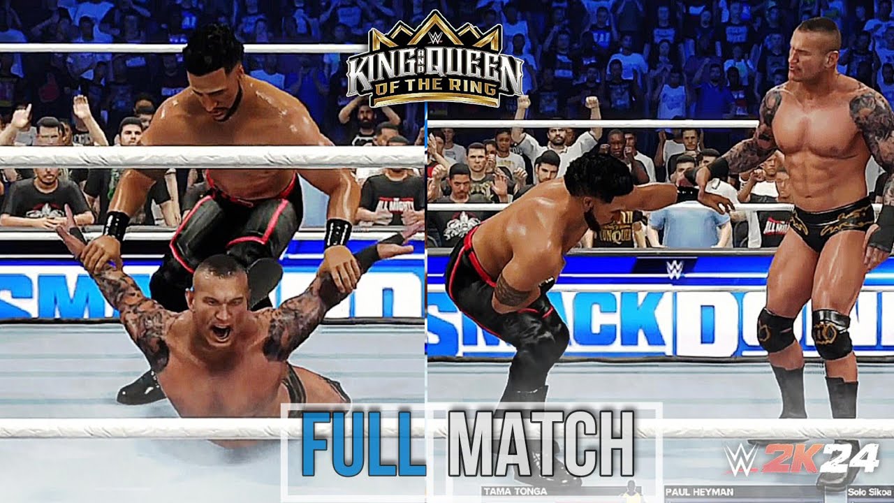 WWE 2k24 Randy Orton vs Tama Tonga Gameplay - YouTube