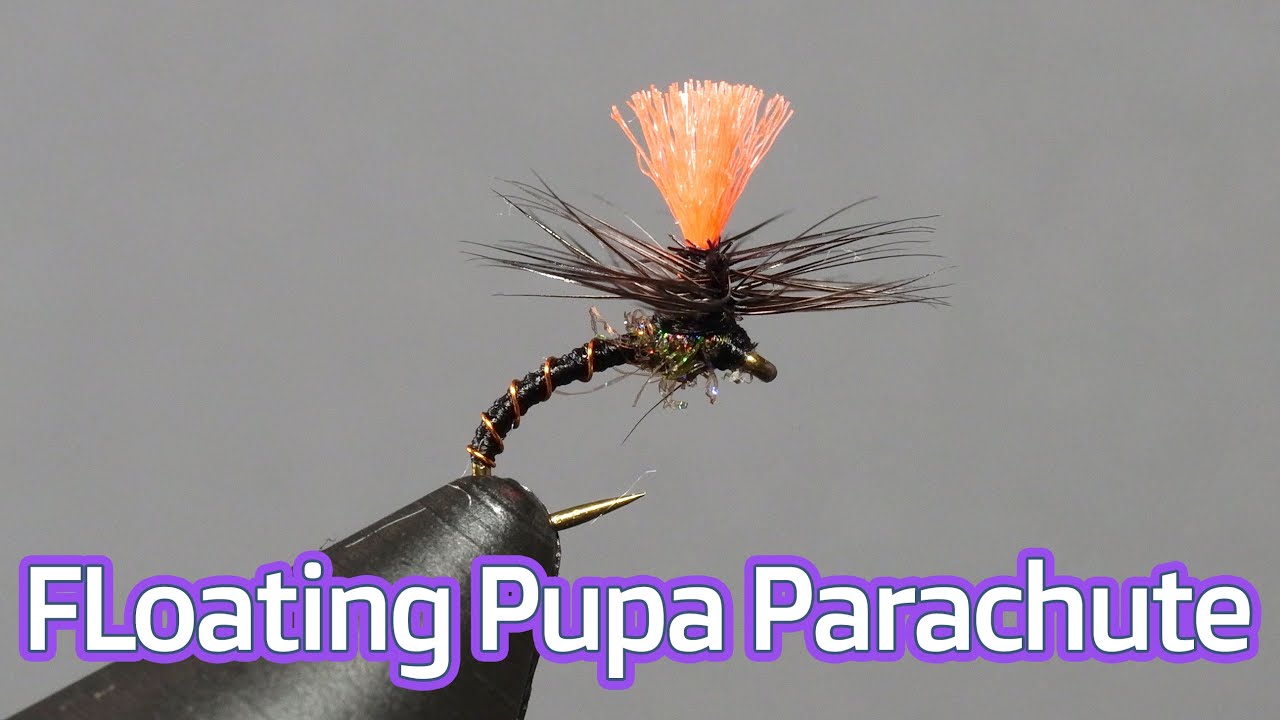 【フライタイイング】Floating Pupa Parachute - YouTube