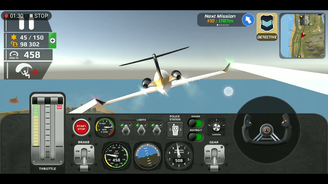 Police petrol 🛬 airplane game episode #4... - YouTube