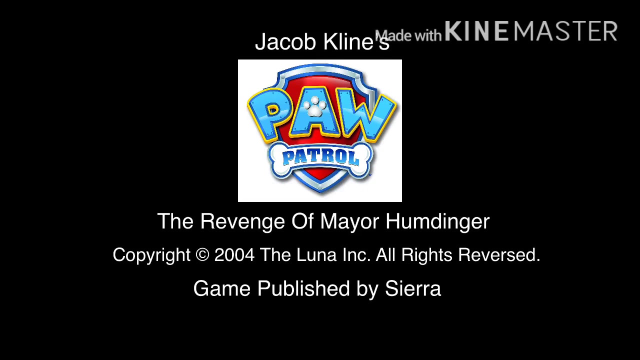 Video Game Logo Special - Jacob Kline’s PAW Patrol: The Revenge Of ...