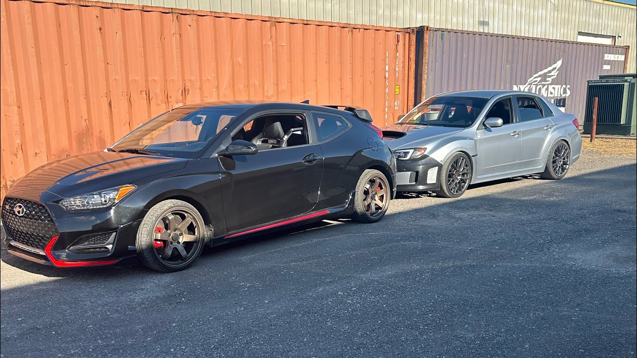Installing the SXTH element oil catch can (2022 Hyundai Veloster N ...