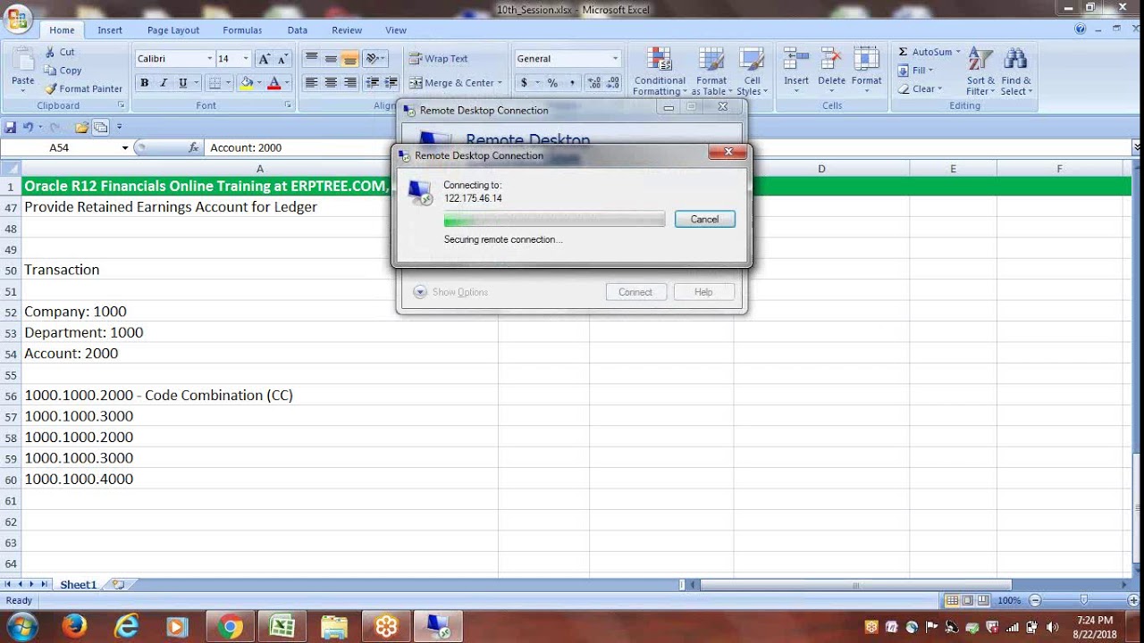 Oracle R12 Financials Training | 10th Session | Legal Entity - YouTube