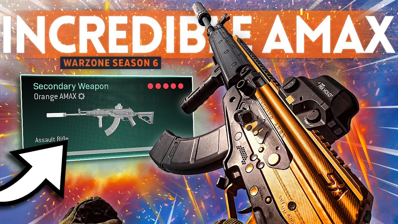 The MAX Damage AMAX Class Setup is INSANE in Warzone! (1v5 Clutch Win ...