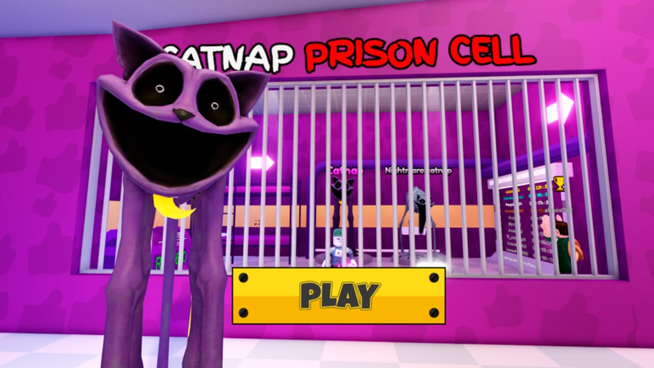 NEW CATNAP PRISON RUN OBBY, FULL PLAYGAME (FIRST PERSON OBBY!) - Roblox ...