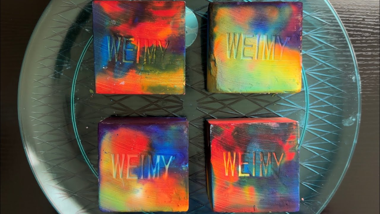Dyed Multiple Colors On Weimy Gymchalk - YouTube
