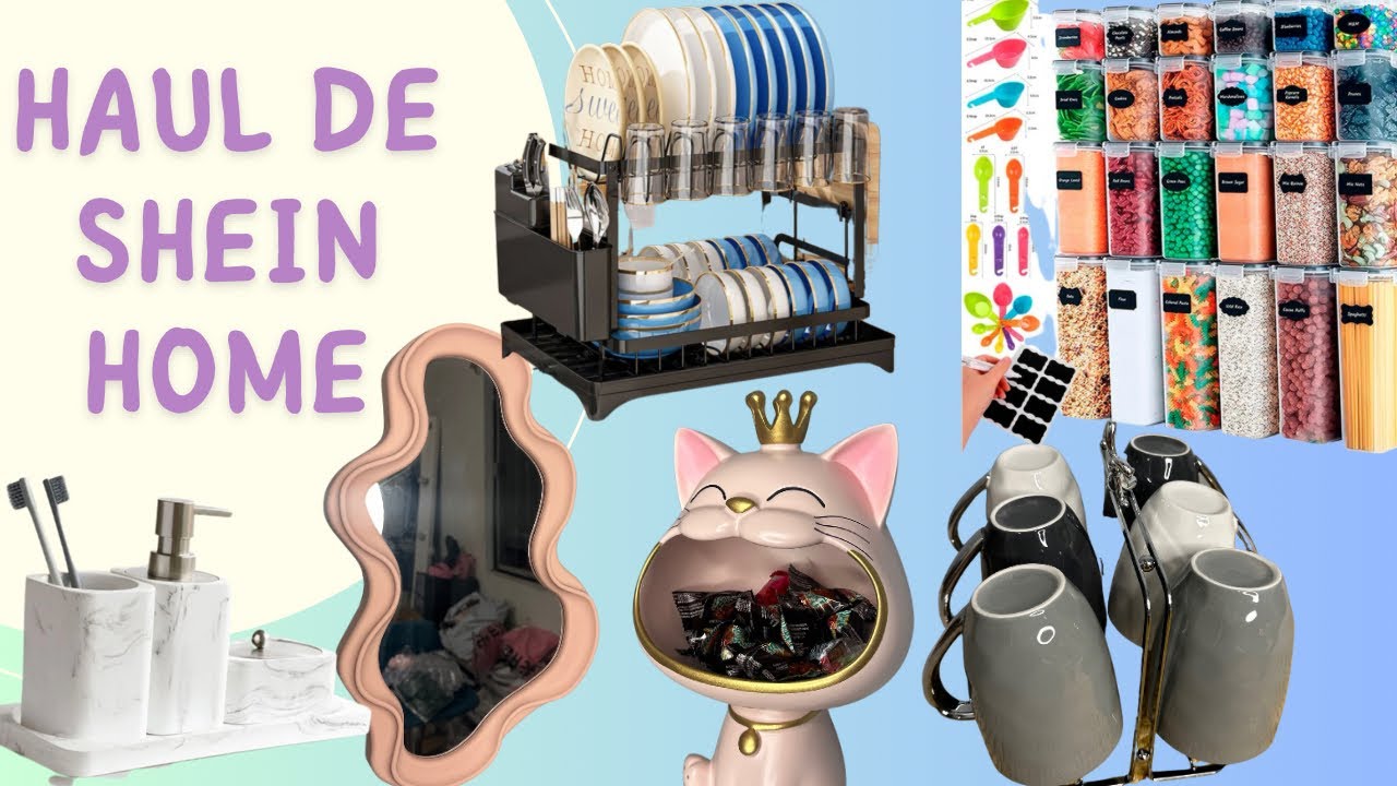 SHEIN HOME HAUL🏠/ ORGANIZADORES PARA EL HOGAR🫣 - YouTube