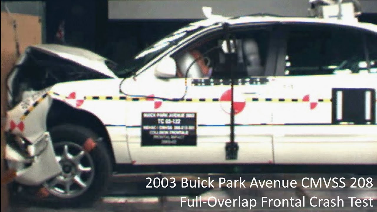 1997-2005 Buick Park Avenue CMVSS 208 Full-Overlap Frontal Crash Test ...