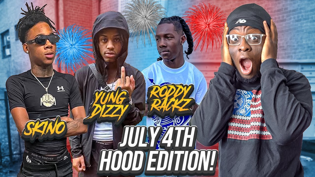 I Celebrated 4th Of July In Multiple HOODS! 😳🎇 ( Skino , Roddy Rackz ...