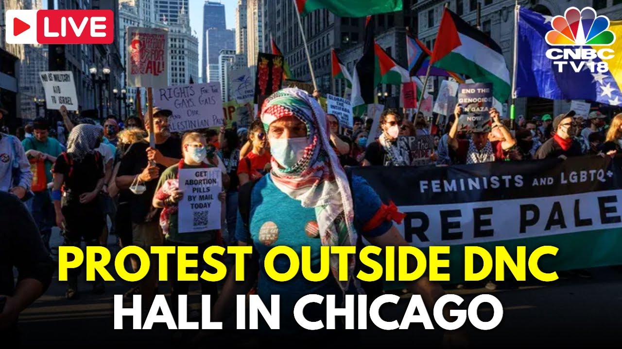 DNC 2024 LIVE: Hundreds of Activists Protest in Chicago at Democratic ...