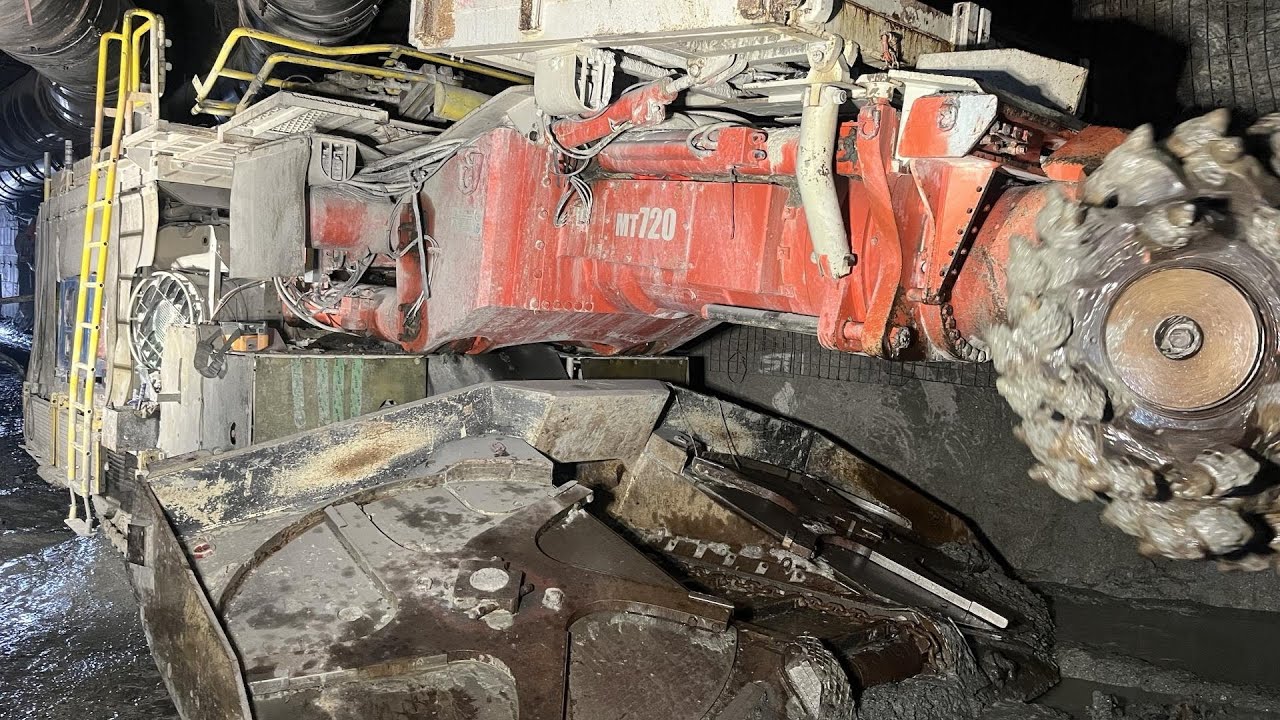 Sandvik MT720 Roadheader - YouTube