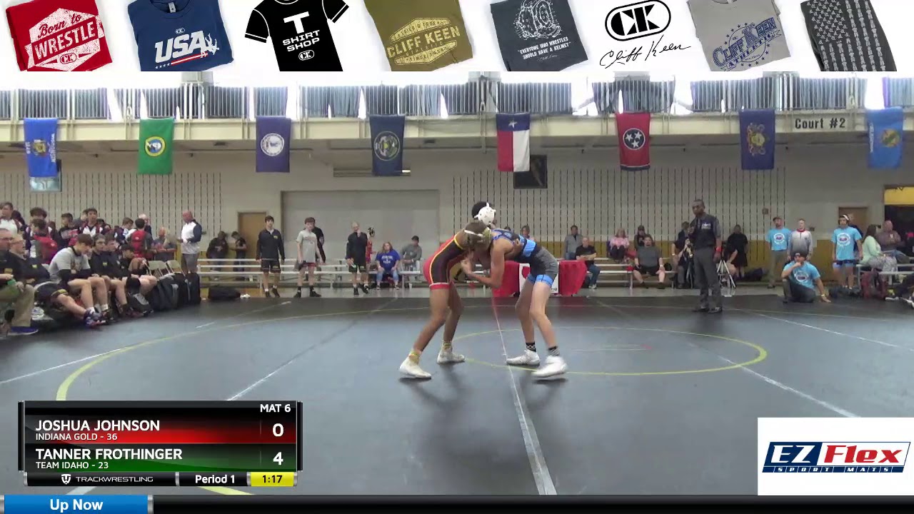 Mat 6 106 Joshua Johnson Indiana Gold Vs Tanner Frothinger Idaho - YouTube