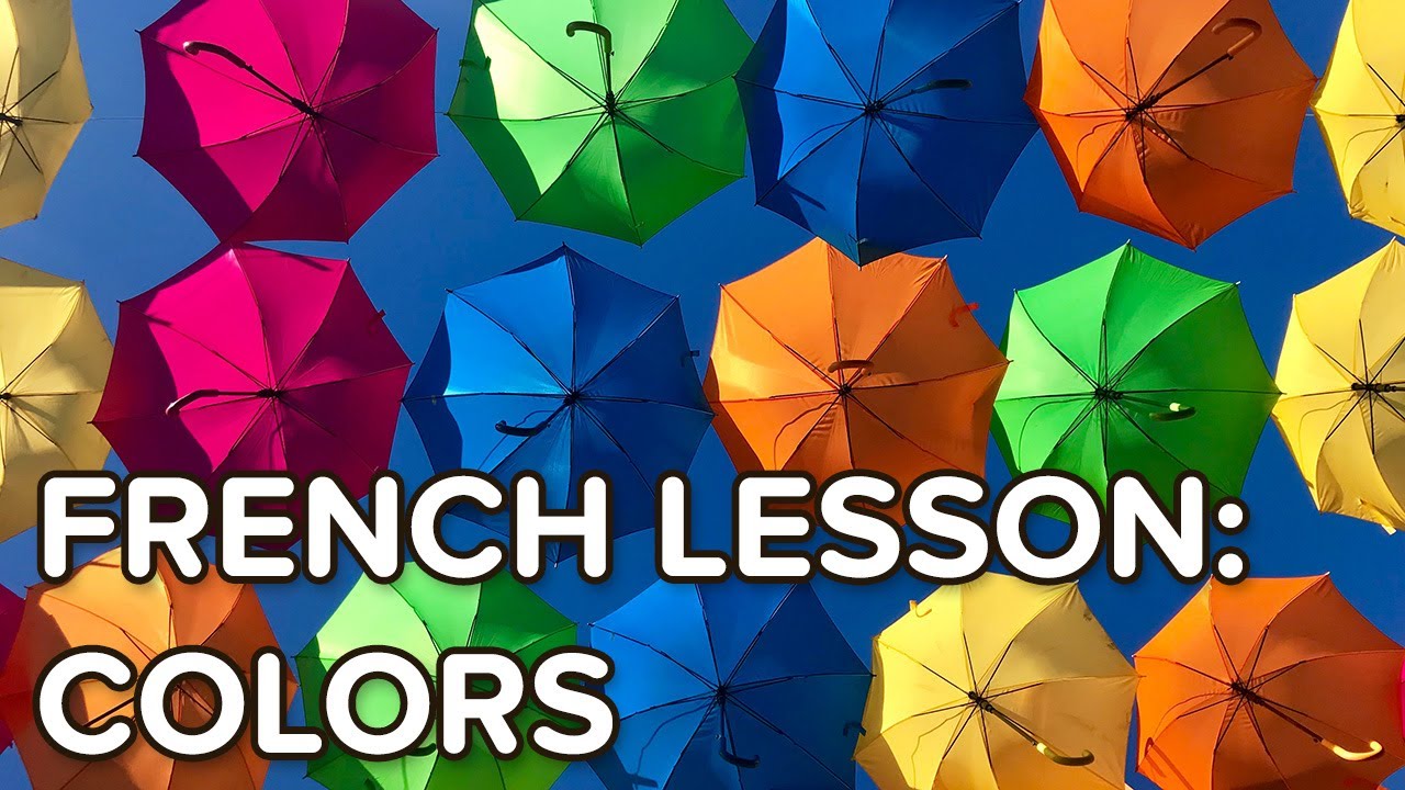 COLORS IN FRENCH 🌈 Lesson 1 - YouTube