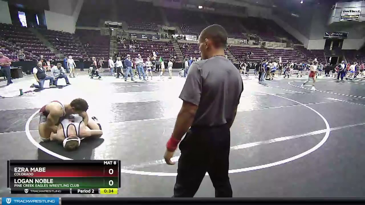 182 Lbs Round 2 - Logan Noble, Pine Creek Eagles Wrestling Club Vs Ezra ...