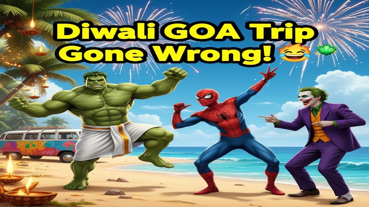 The Avengers Boys' CRAZY GOA Trip 😂🔥 | Hulk, Spider-Man & Friends ...